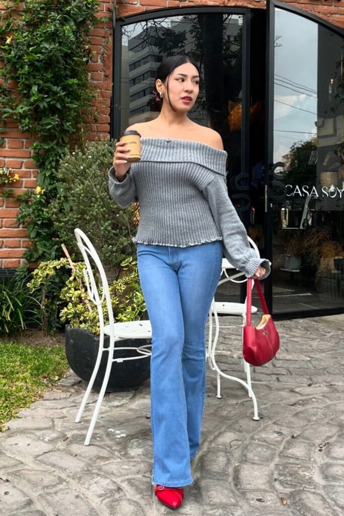 18 Flare Jeans Outfit Ideas That Are Totally On-Trend