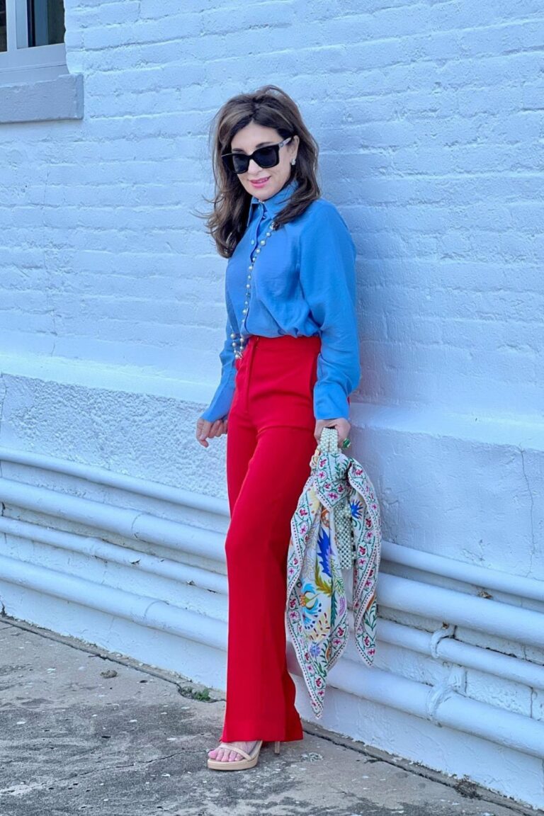 19 Stylish Red Pants Outfit Ideas