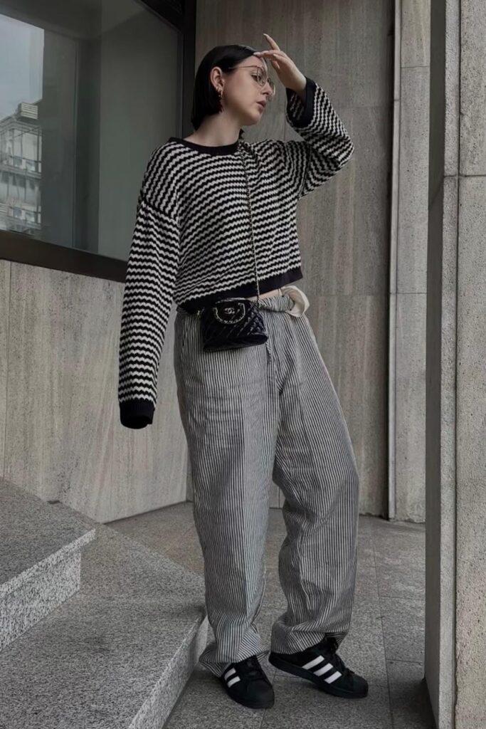 17 Trendy Striped Pants Outfits That Will Elevate Your Style