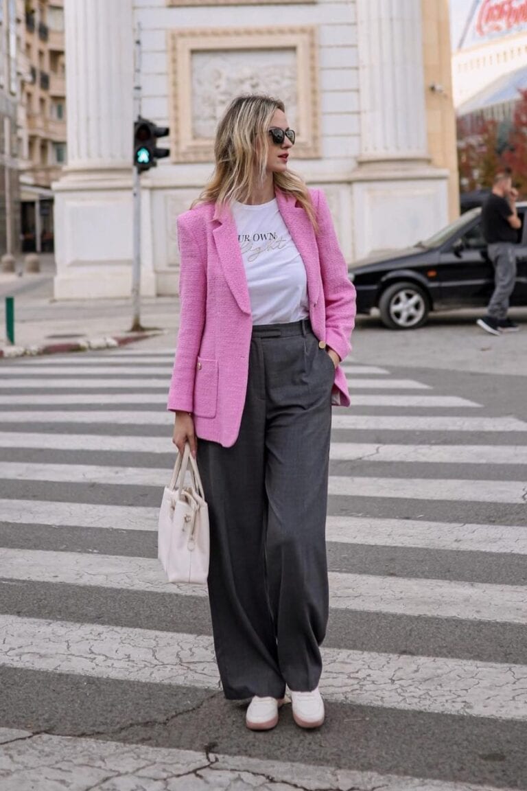 18 Pink Blazer Outfit Ideas That'll Make You Look Effortlessly Chic