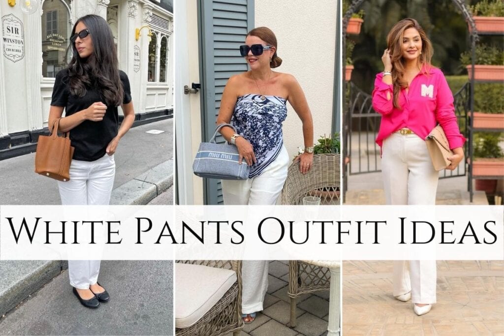 20 Chic White Pants Outfit Ideas for Every Style