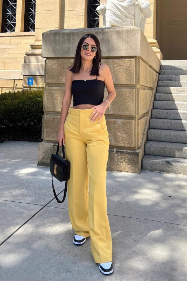 18 Stunning Yellow Pants Outfit Ideas to Brighten Your Wardrobe