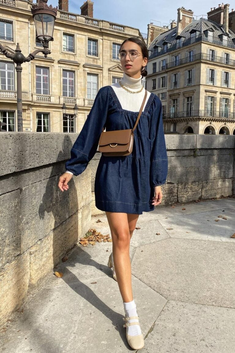 17 Chic Denim Dress Outfit Ideas to Re-Create ASAP