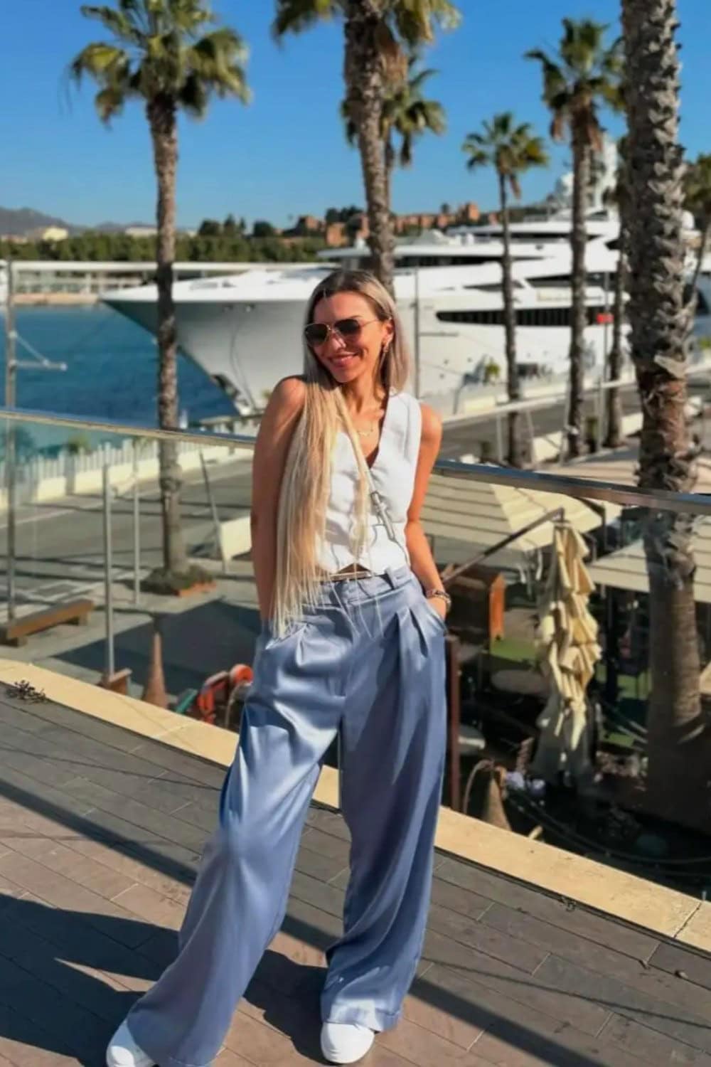 16 Palazzo Pants Outfits That Will Make You Look Effortlessly Chic