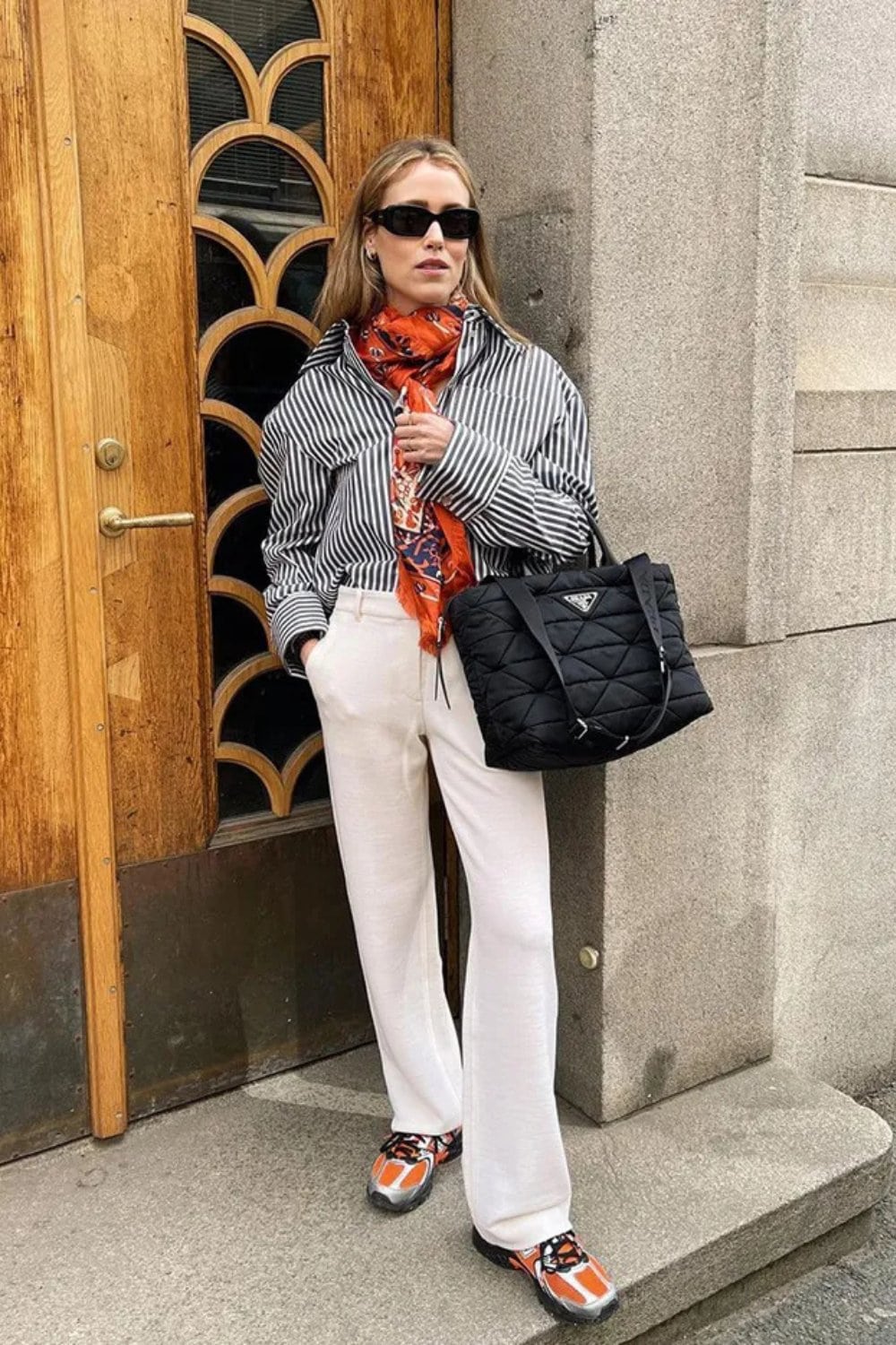 18 Work Outfits With Sneakers You'll Want to Wear Every Day