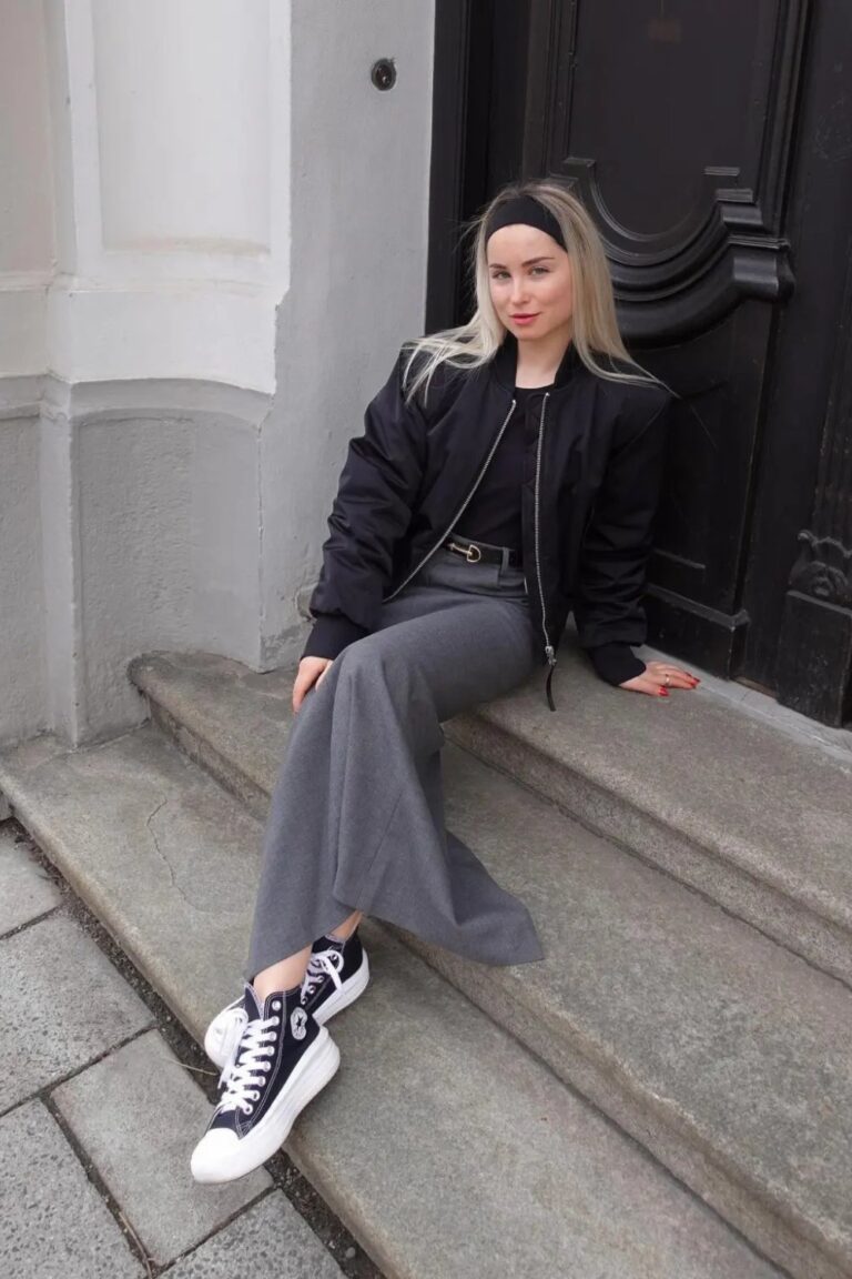 18 Work Outfits With Sneakers You'll Want to Wear Every Day